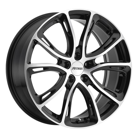 Petrol® P5A Wheels Rims | Gunmetal Machine Cut | FREE Shipping!
