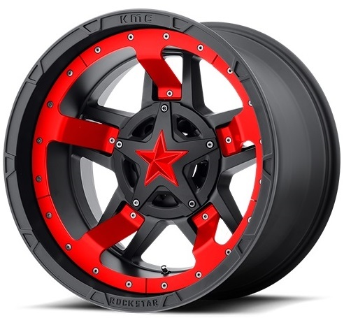 Red Truck Wheels | Red Truck Rims | Red & Black Truck Wheels & Rims